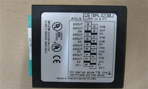 IC670ALG230 J GE – 深圳长欣自动化设备有限公司
