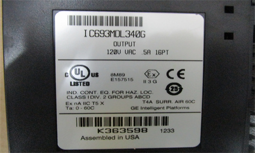 IC693MDL340 G GE – 深圳长欣自动化设备有限公司