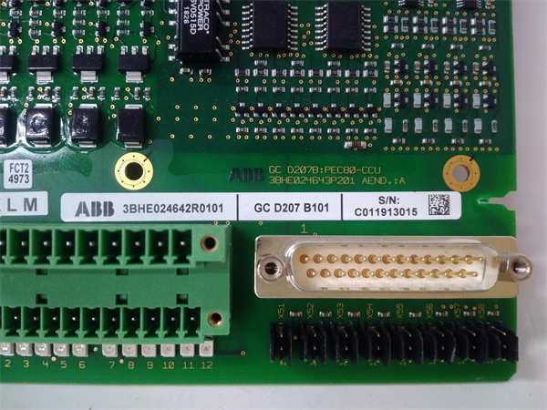 GCD207B101 3BHE024642R0101 ABB PLC控制器模块 – 深圳长欣自动化设备有限公司